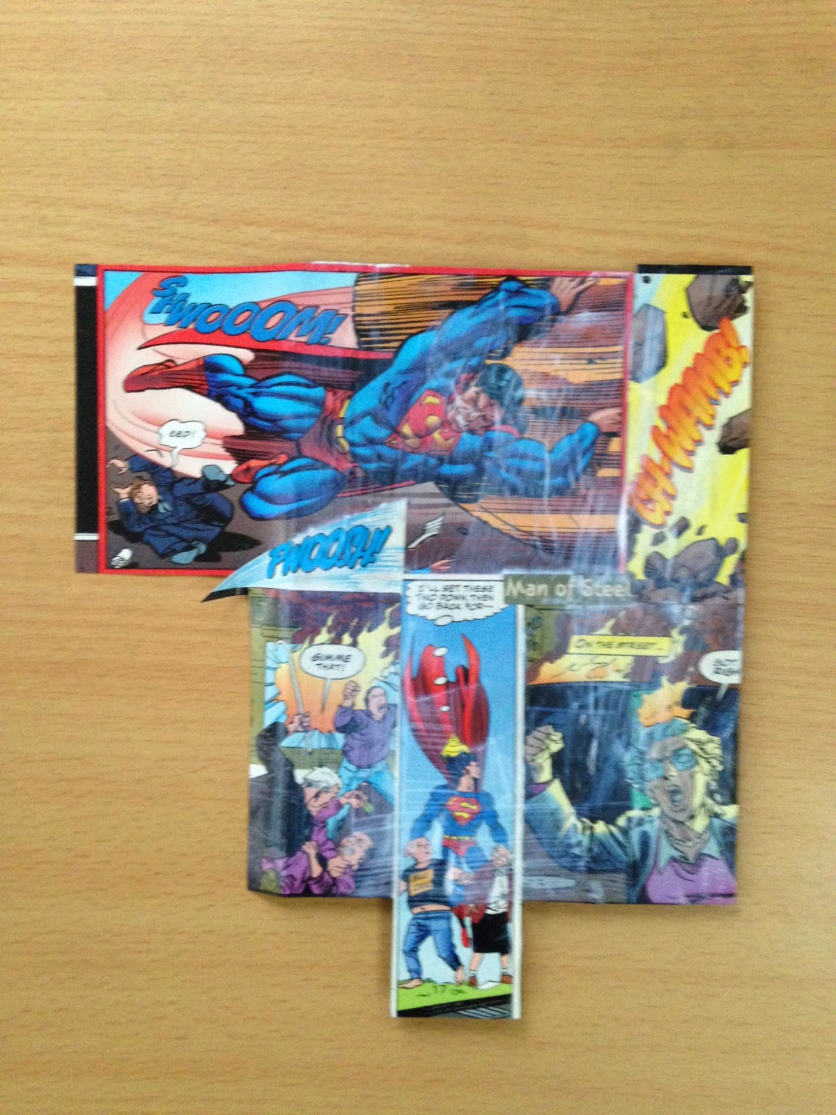 Library Arts Easy Comic Book Craft library-arts-easy-comic-book-craft