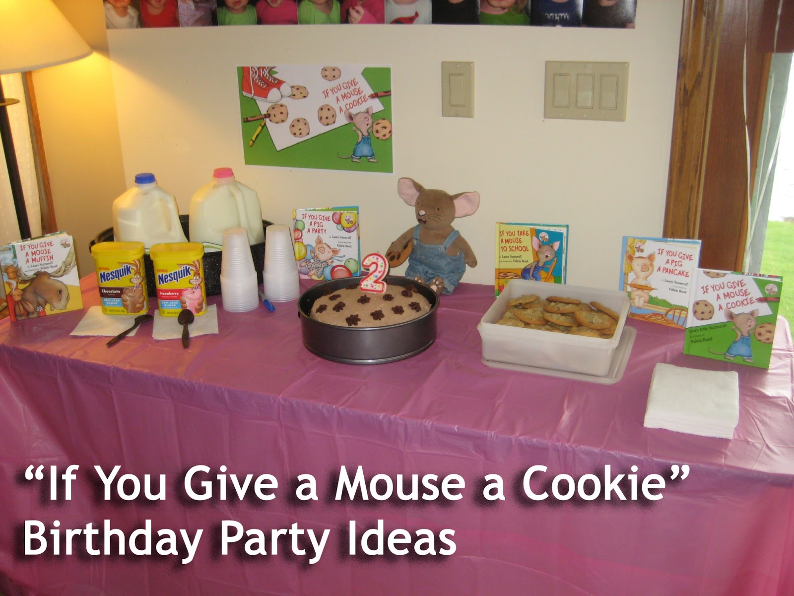 In the sweet sunshine: "If You Give a Mouse a Cookie" birthday party ...