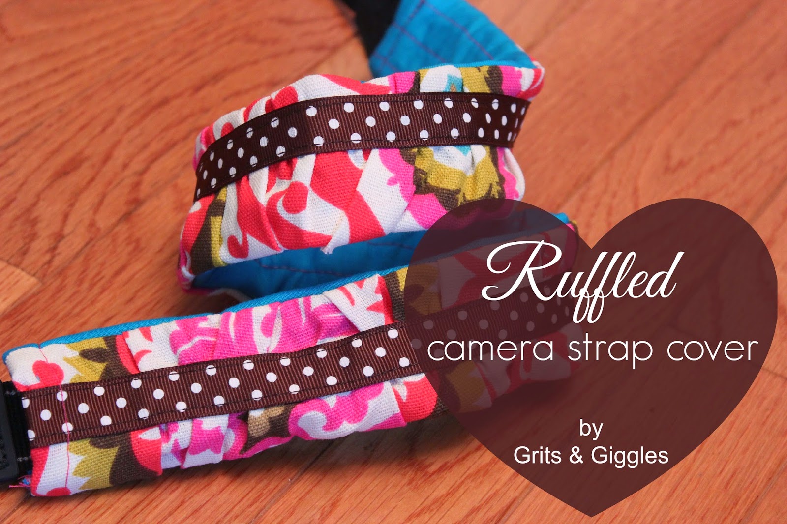 Grits & Giggles: Ruffled Camera Strap Cover {Tutorial}