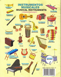 Musicals, Vocabulary, Musical instruments