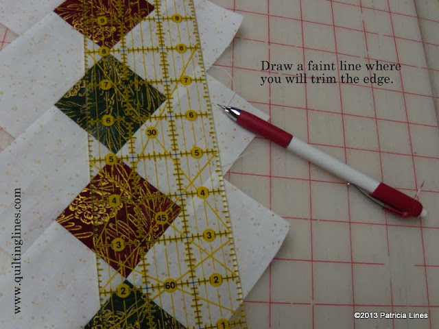 Quilting Lines: Simple Patchwork Border