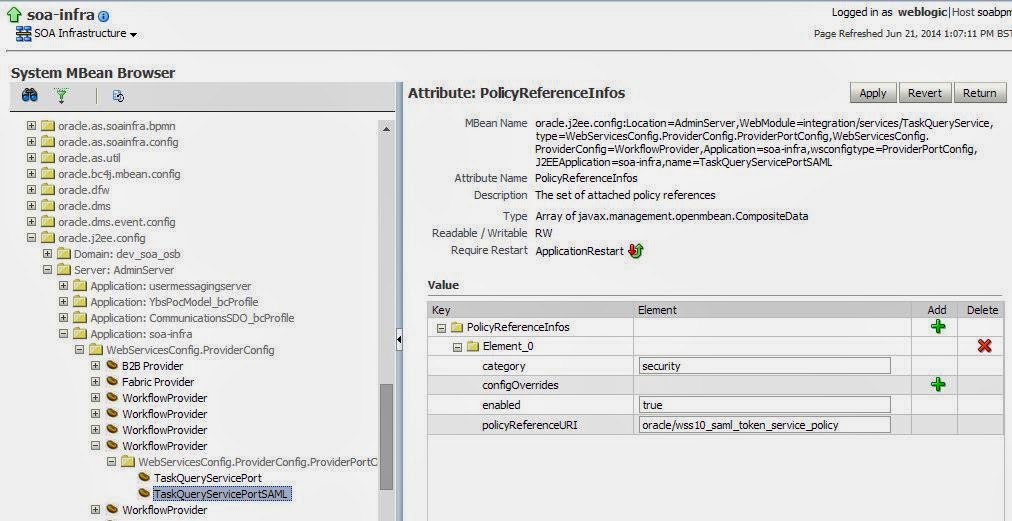 SOA & BPM - My Learnings: June 2014