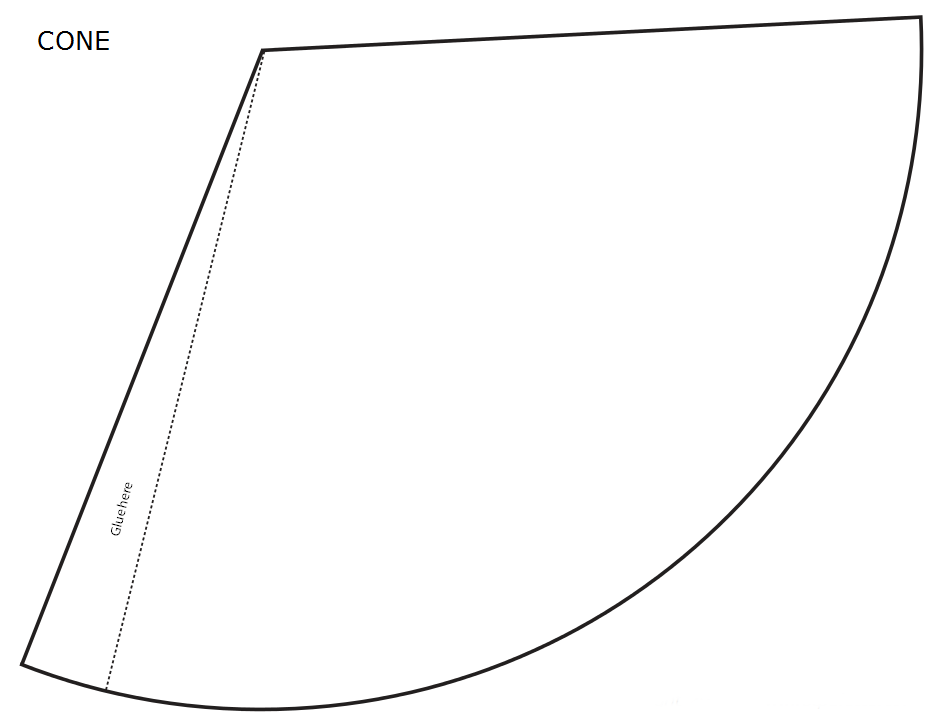 Cone Para Imprimir E Montar - FDPLEARN