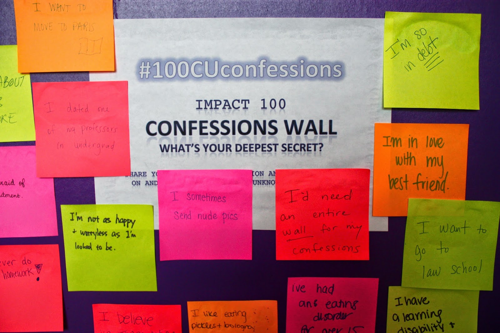Confessions Wall