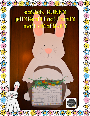 Easter Bunny Math Craftivity, Jellybean Freebies, and Jellybean Unit Sale
