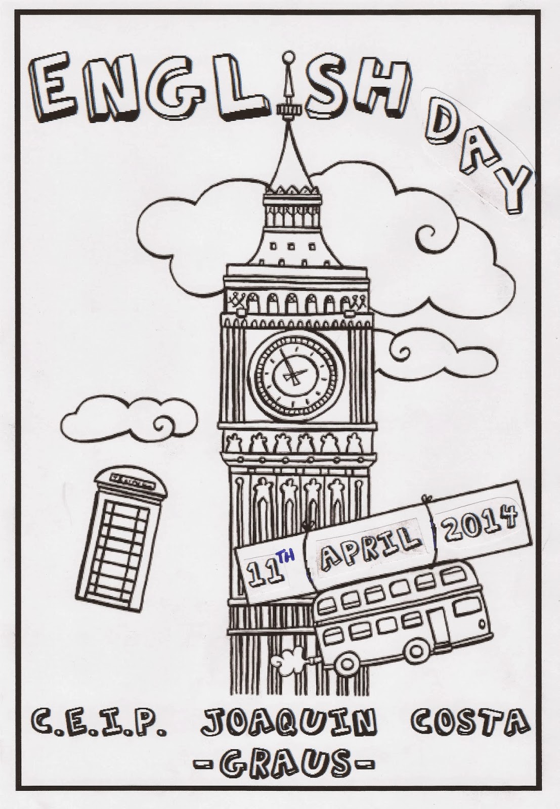 Joaquin Costa Bilingual Blog: English Day Poster Contest Joaquin Costa Bilingual Blog: English Day Poster Contest