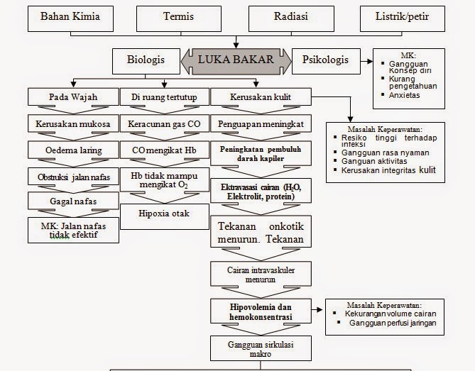 CONTOH ASUHAN KEPERAWATAN (ASKEP) LUKA BAKAR (COMBUSTIO) | ASKEP HIPERTENSI