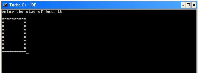 Create box in C++ using For loop - Programming SeekerzZ