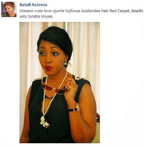 KIBONGOBONGO: Neno toka kwa Batuli wa Bongo Movie