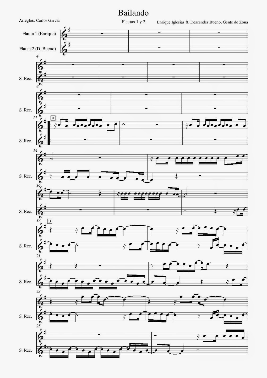 Música en IES Jandía: Bailando - Enrique Iglesias