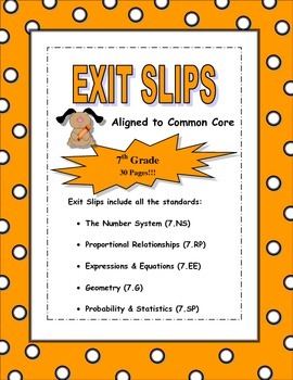 The Best of Teacher Entrepreneurs: Math - "Exit Slips"
