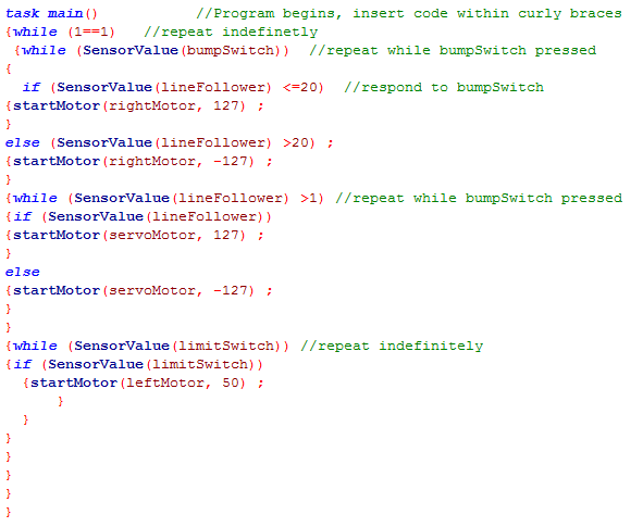 Robotc light sensor - syncdarelo