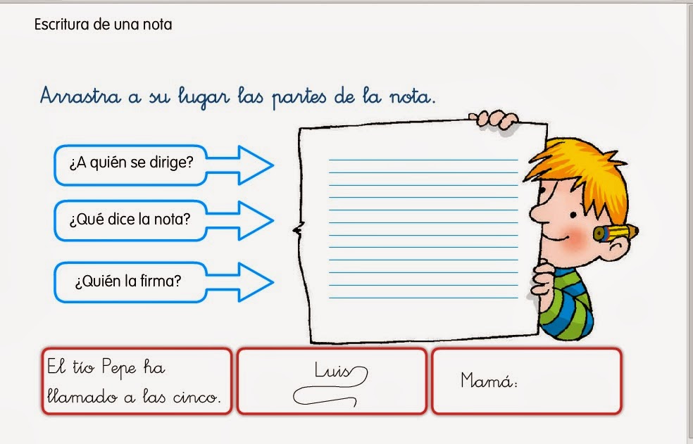APRENDER Y COMPARTIR EN LA RED 1º: ESCRIBIMOS NOTAS APRENDER Y COMPARTIR EN LA RED 1º: ESCRIBIMOS NOTAS