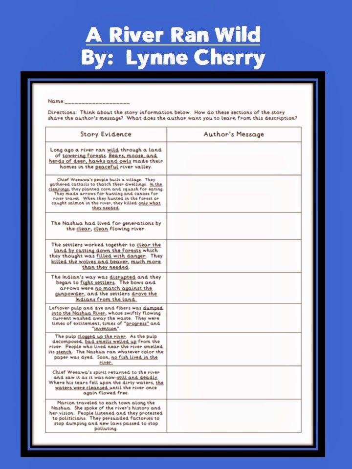 Teaching Author's Craft With A River Ran Wild