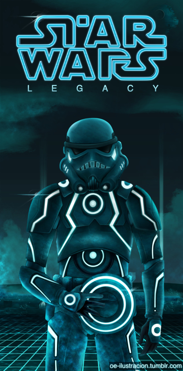 7 Awesome Mashups of 'Tron' and 'Star Wars' [Images] - The Geek Twins