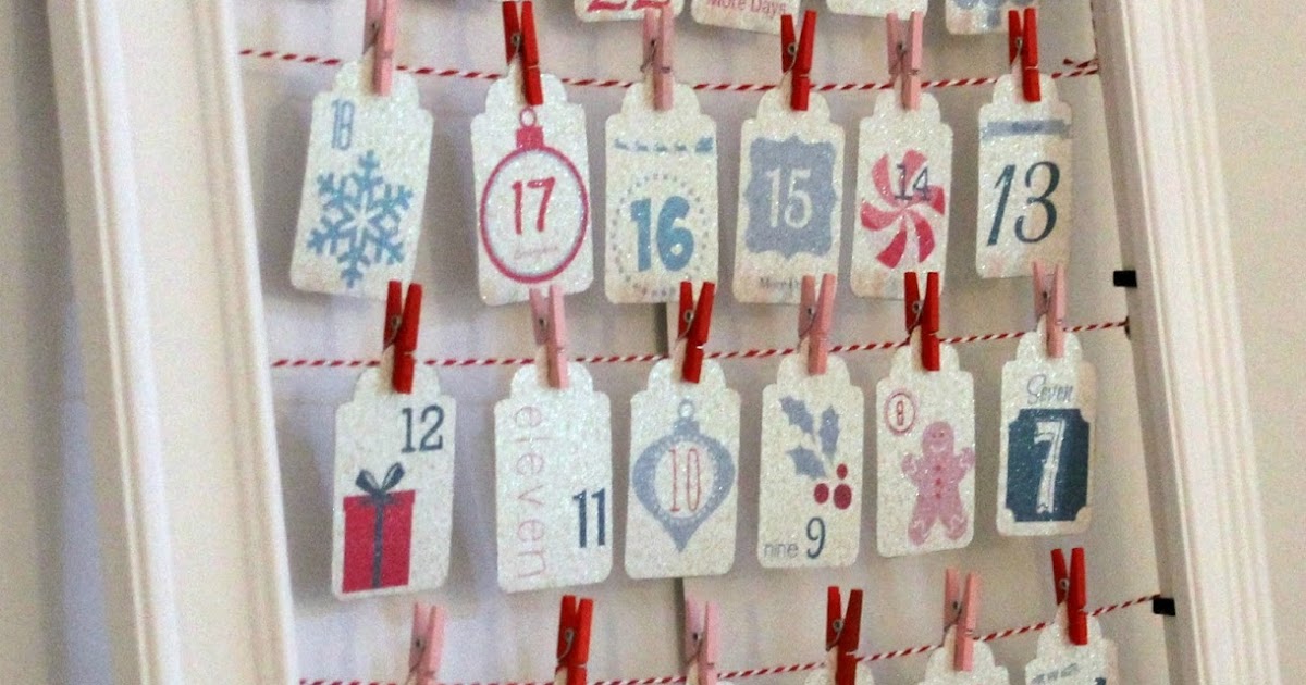 Glittery Christmas Countdown ~ Reading Confetti