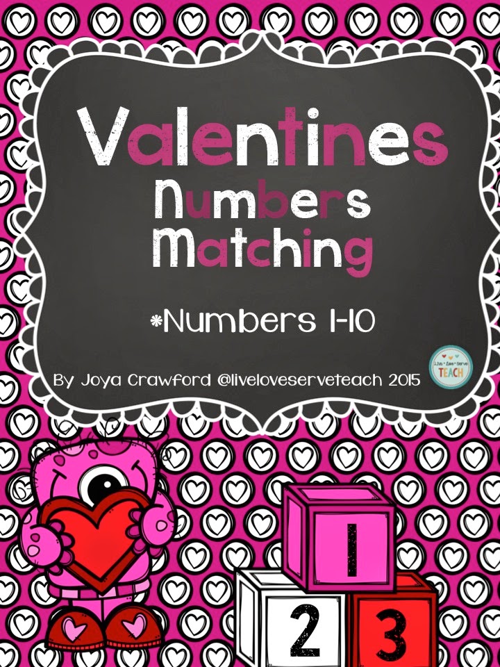 The Best of Teacher Entrepreneurs: Math - "Valentines Numbers Matching ...