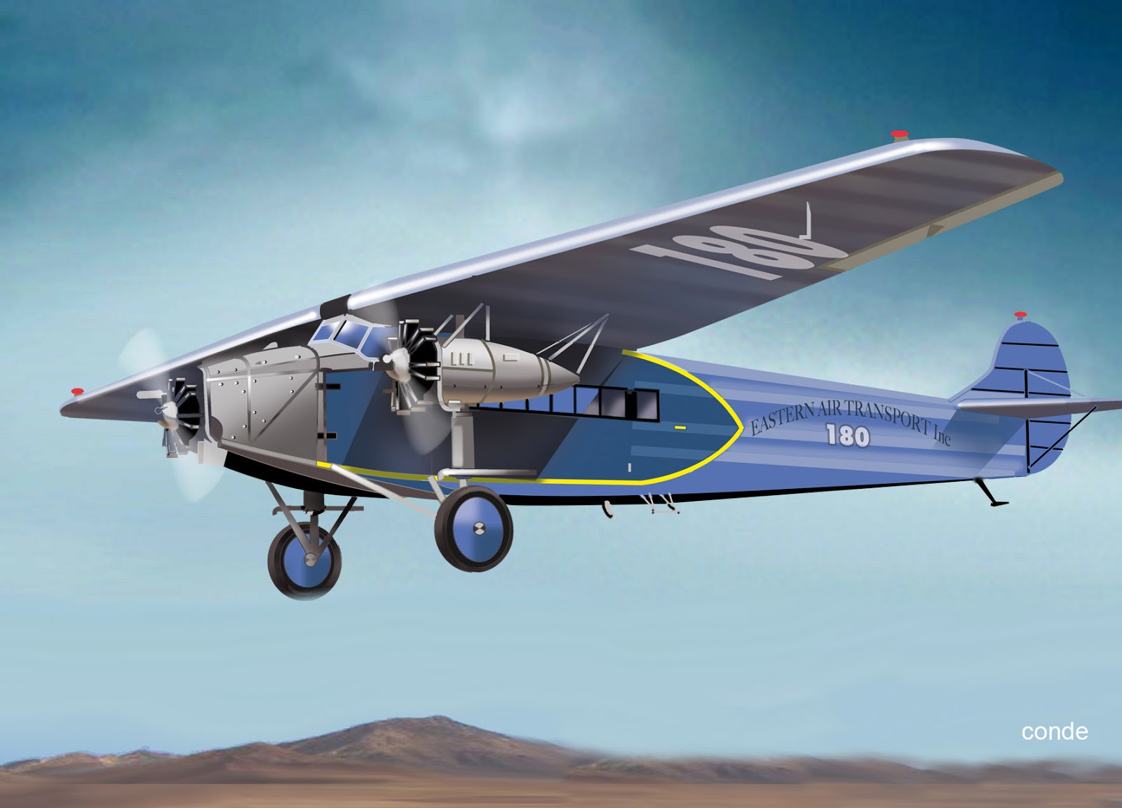 cromos m. conde: FOKKER F VII