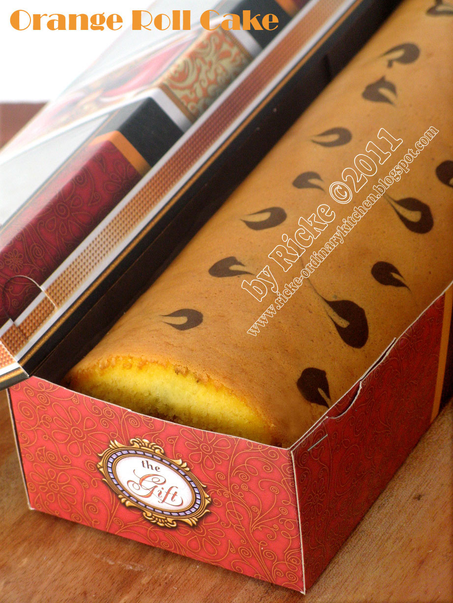 Just My Ordinary Kitchen...: ORANGE ROLL CAKE Just My Ordinary Kitchen...: ORANGE ROLL CAKE