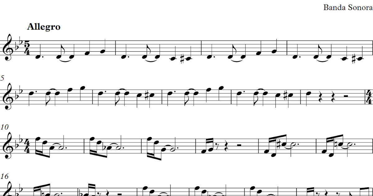 Descubriendo la Música. Partituras para Flauta Dulce o de Pico.: Misión Imposible