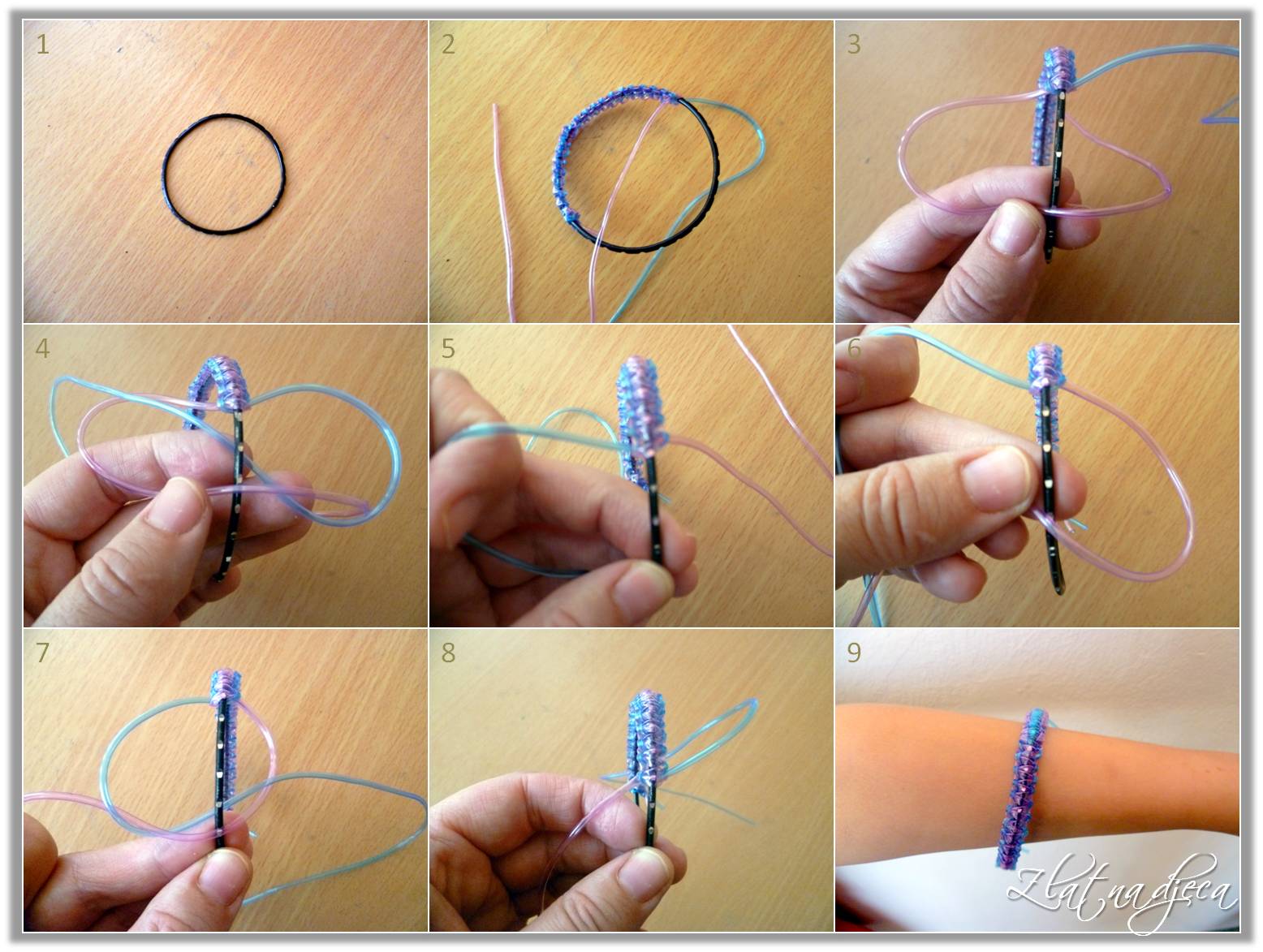 Zlatna djeca: Stare narukvice u novom "scoubidou ruhu"