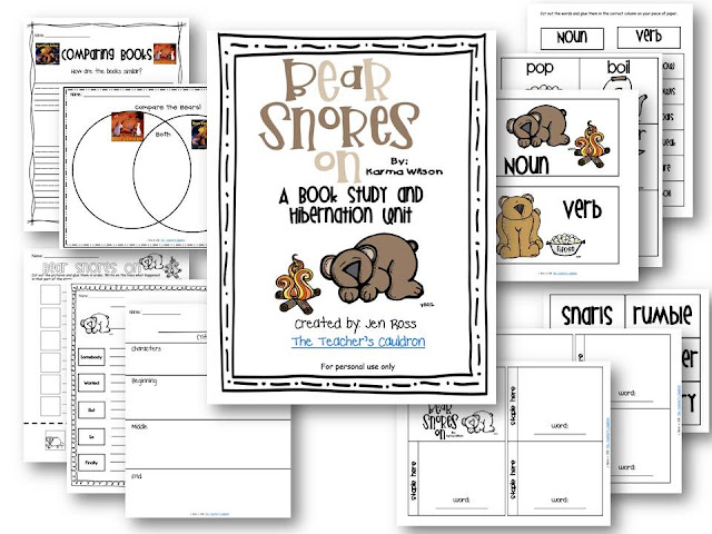 Updated Bear Snores On - Teacher by the Beach