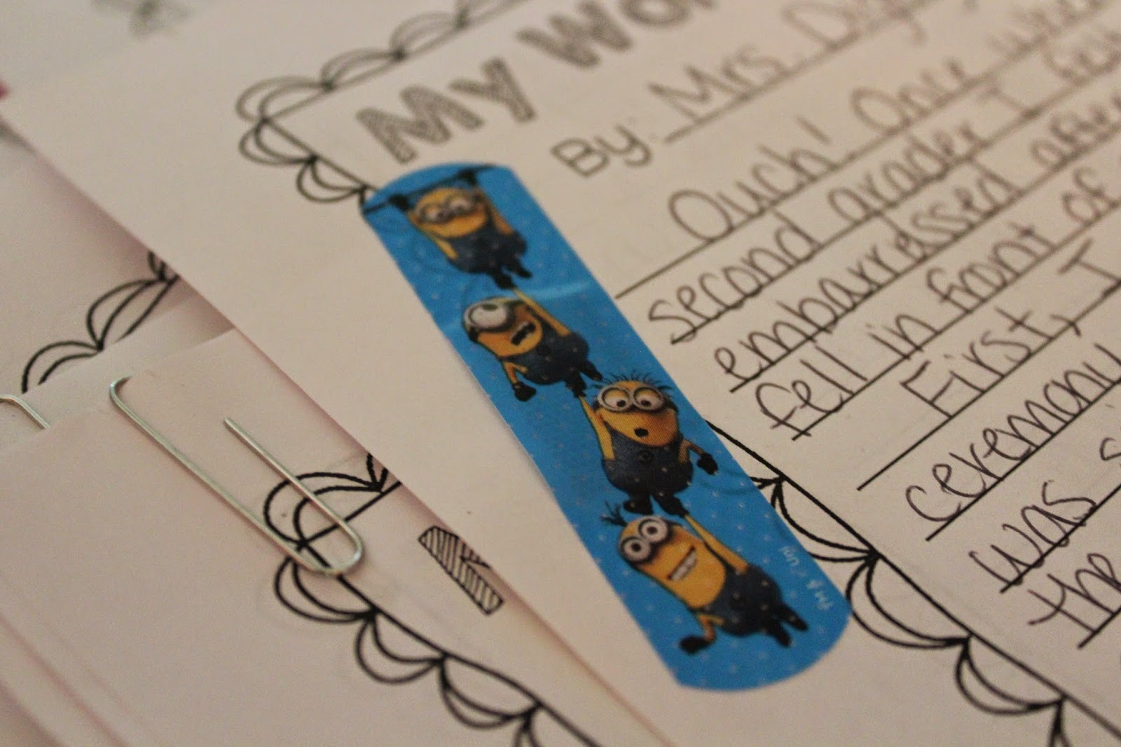 My Ouch Story Printable - Printable Word Searches