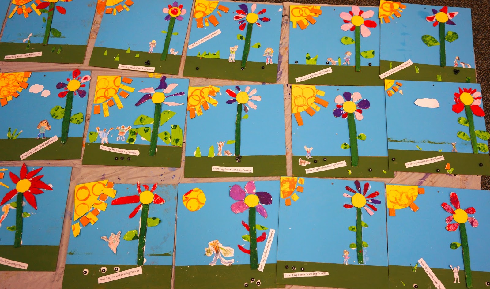 that artist woman: The Tiny Seed and Student Work