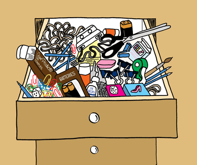 Shug...My Steps of Faith: Get out of the Junk Drawer.