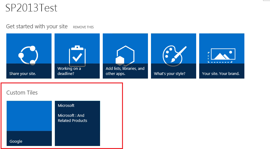 SharePoint PitStop: How to create Custom Metro Tiles on your SharePoint 2013 Website