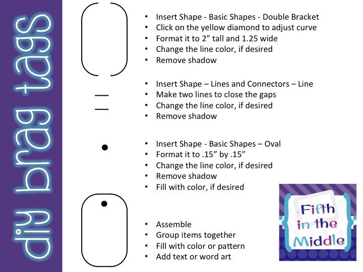 DIY Brag Tags (April Monday Made It) | Fifth in the Middle