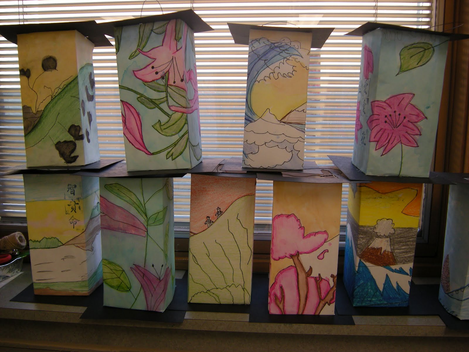WHAT'S HAPPENING IN THE ART ROOM??: 5th Grade Asian Lanterns