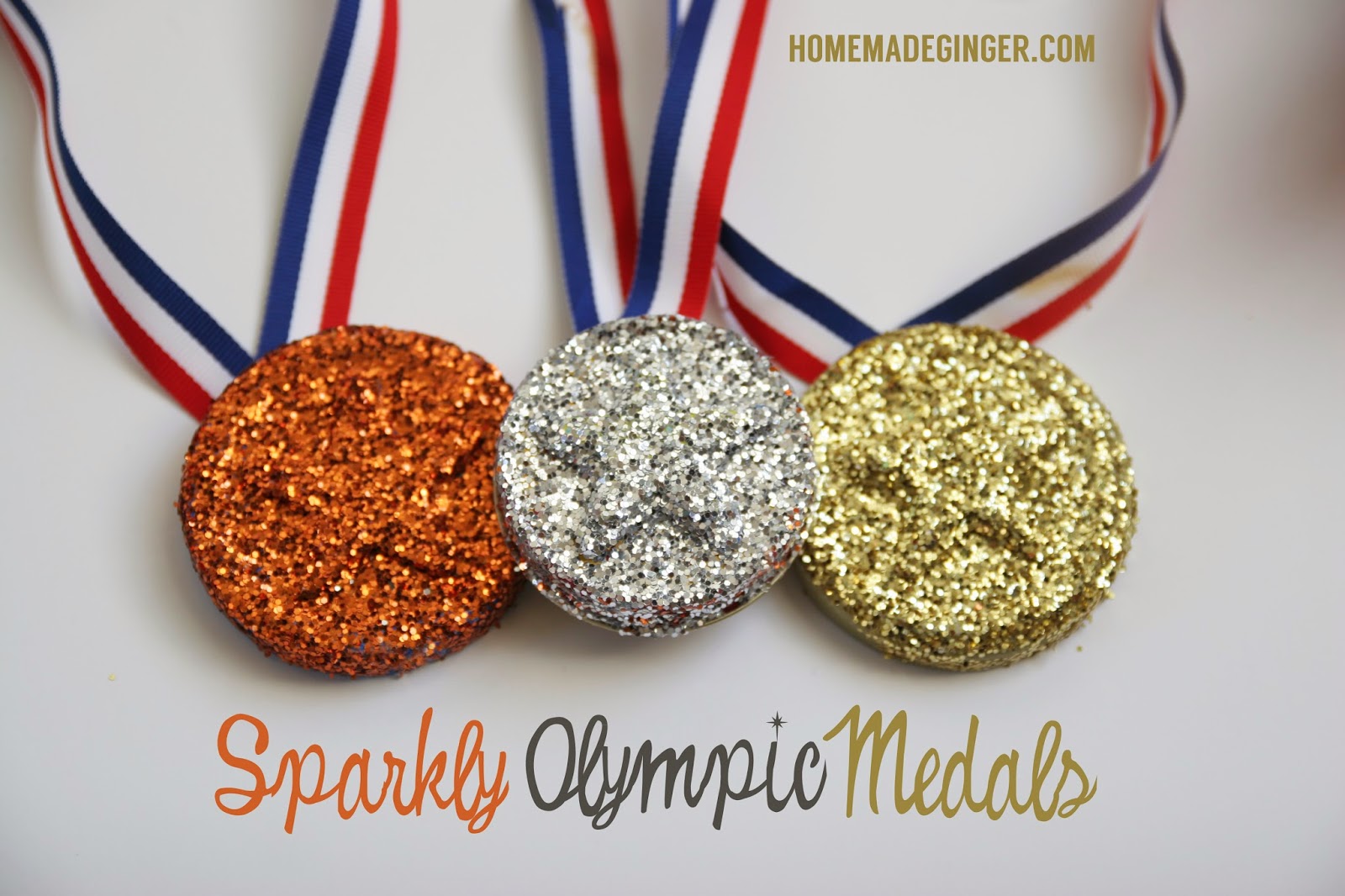 Kid Craft Sparkly Olympic Medals Homemade Ginger kid-craft-sparkly-olympic-medals-homemade-ginger