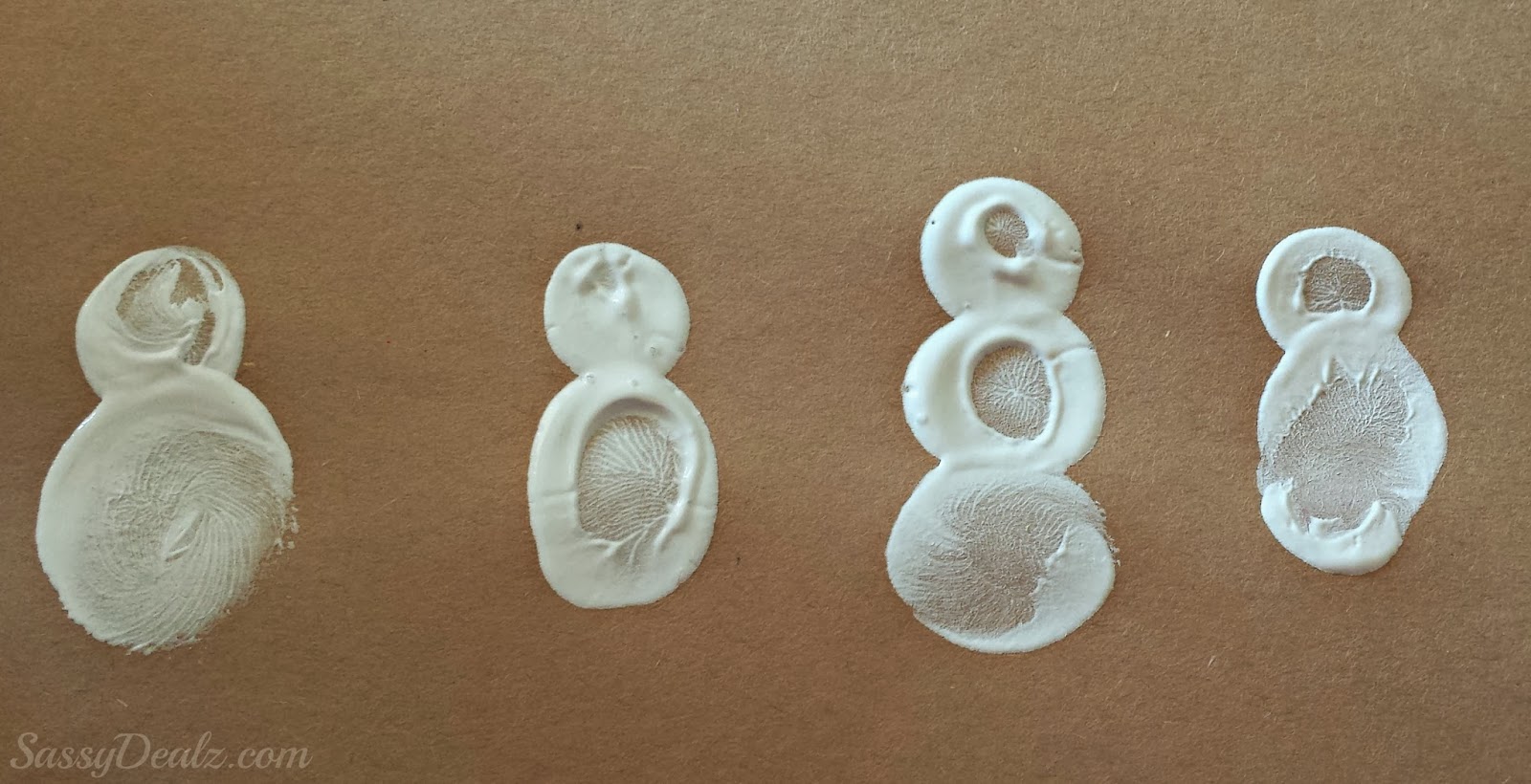 DIY Fingerprint Snowman Winter Craft For Kids - Crafty Morning