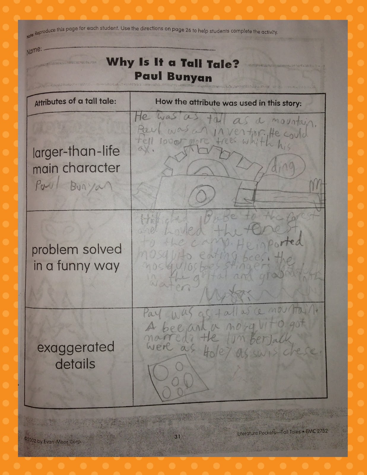 Paul Bunyan Coloring Pages Activities