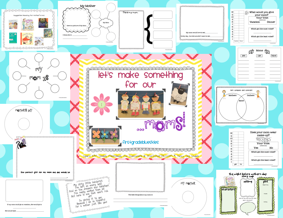 Happy Mother's Day Glyph, Thinking Maps, & Craftivities!~ Freebie ...