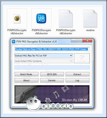 PSN PKG Decrypter & Extractor v1.4