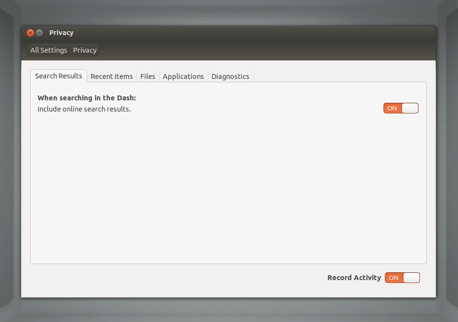 Ubuntu 12.10 Gets Option To Disable Online Search Results In Dash [Unity 6.8.0] ~ Web Upd8 ...