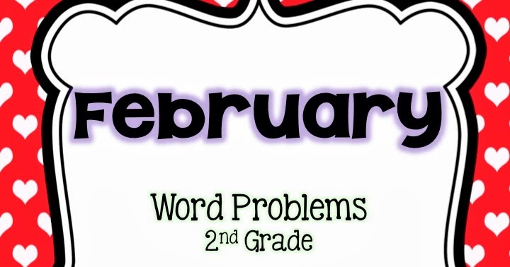 February Word Problems - Surfin' Through Second
