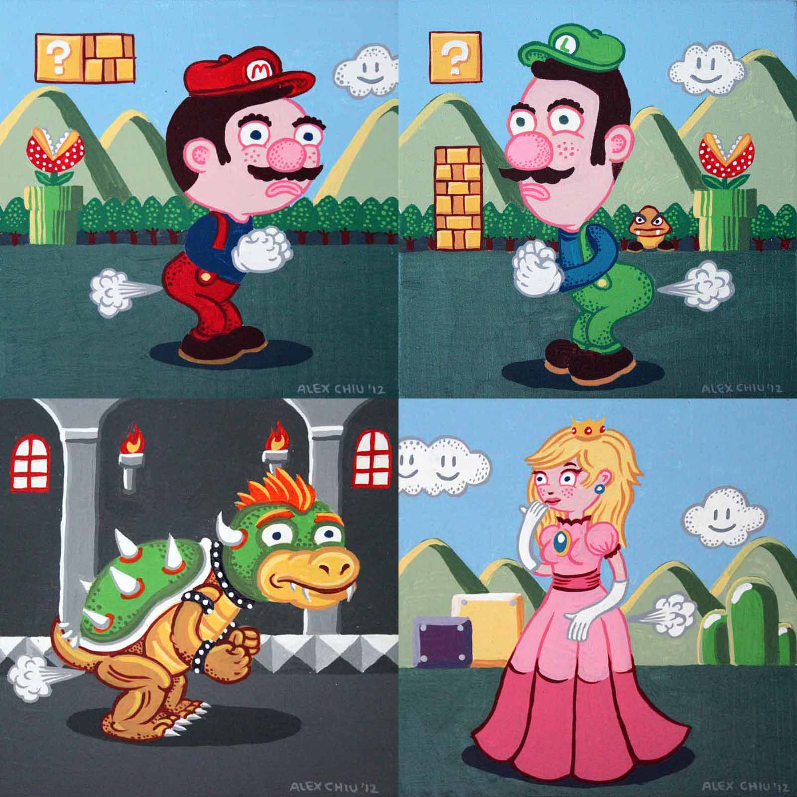 Alex Chiu the Artist.: Mario Farty