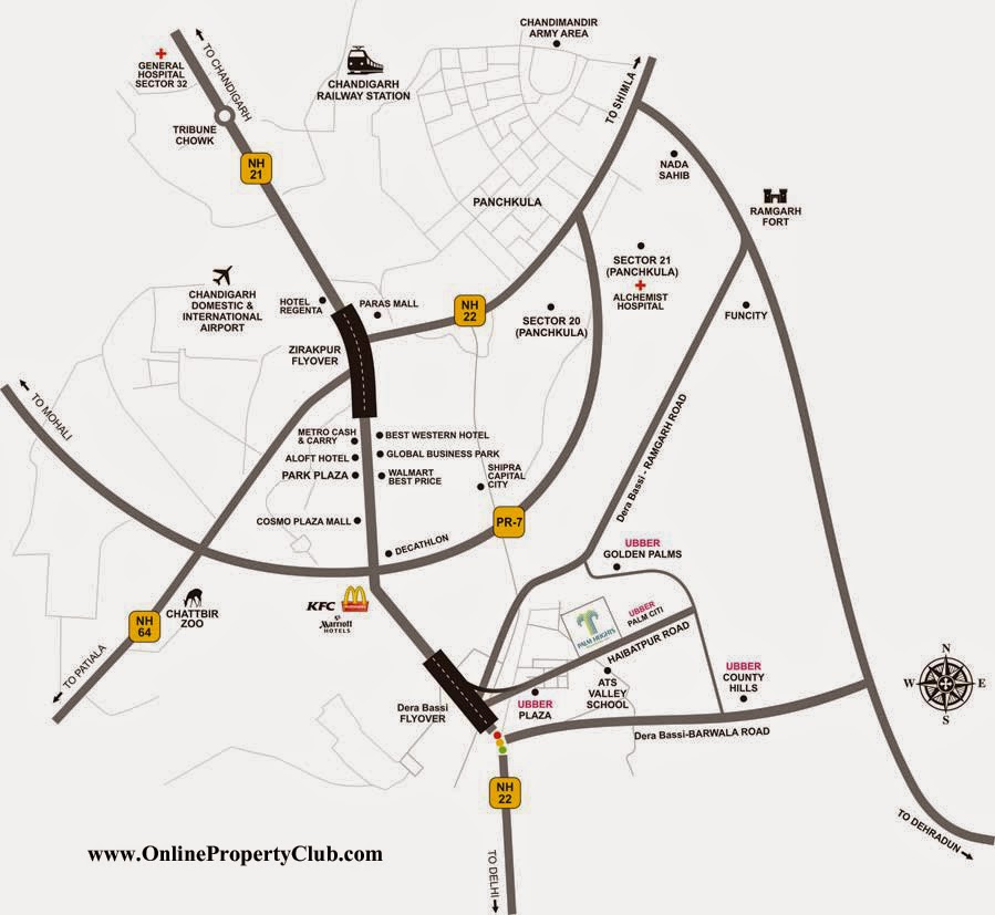 Palm Heights 1BHK & 2 BHK (G+3) Floor, Derabassi. | MULLANPUR NEW CHANDIGARH EXPERTS +91-9023407035