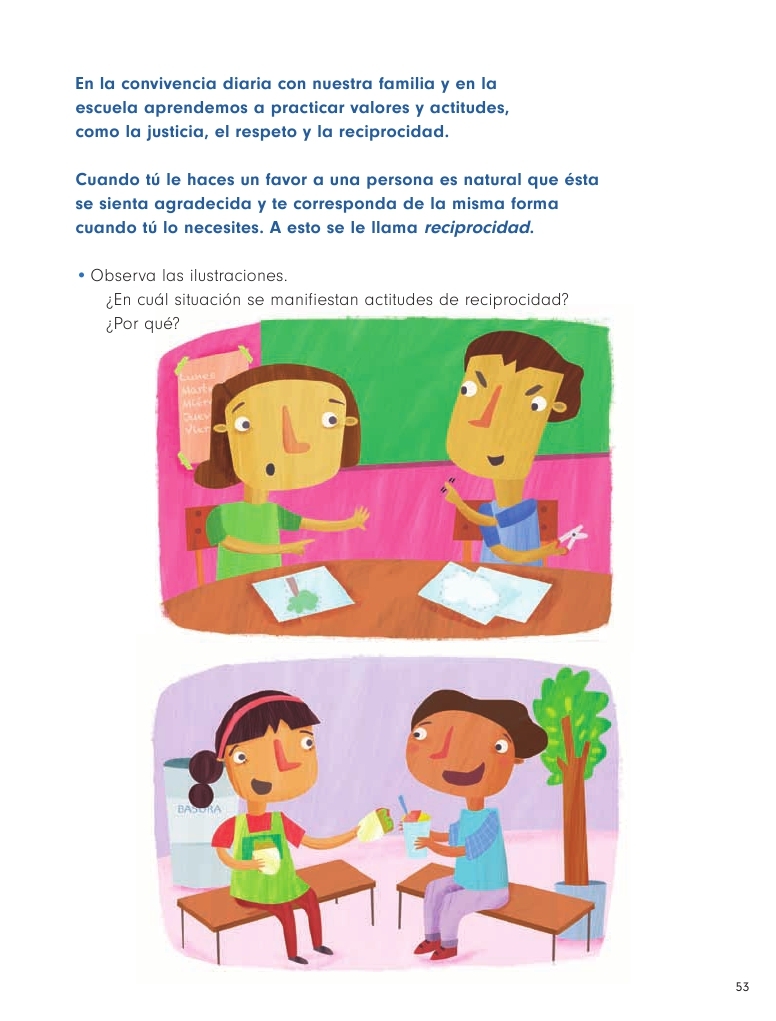 Es justo o no es justo que… – Bloque II – Lección 3 – Apoyo Primaria