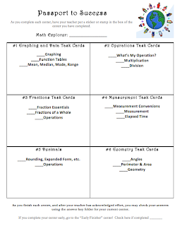 Task Card Corner: Test Prep with Task Cards