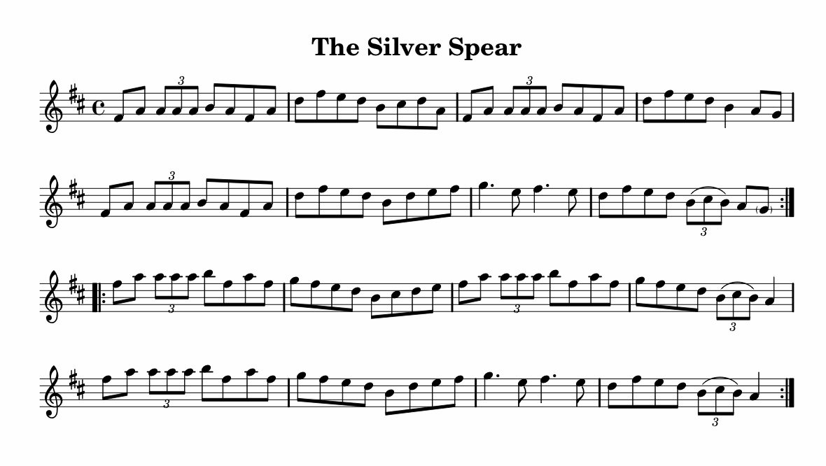 Fiddle Studio: The Silver Spear Sheet Music