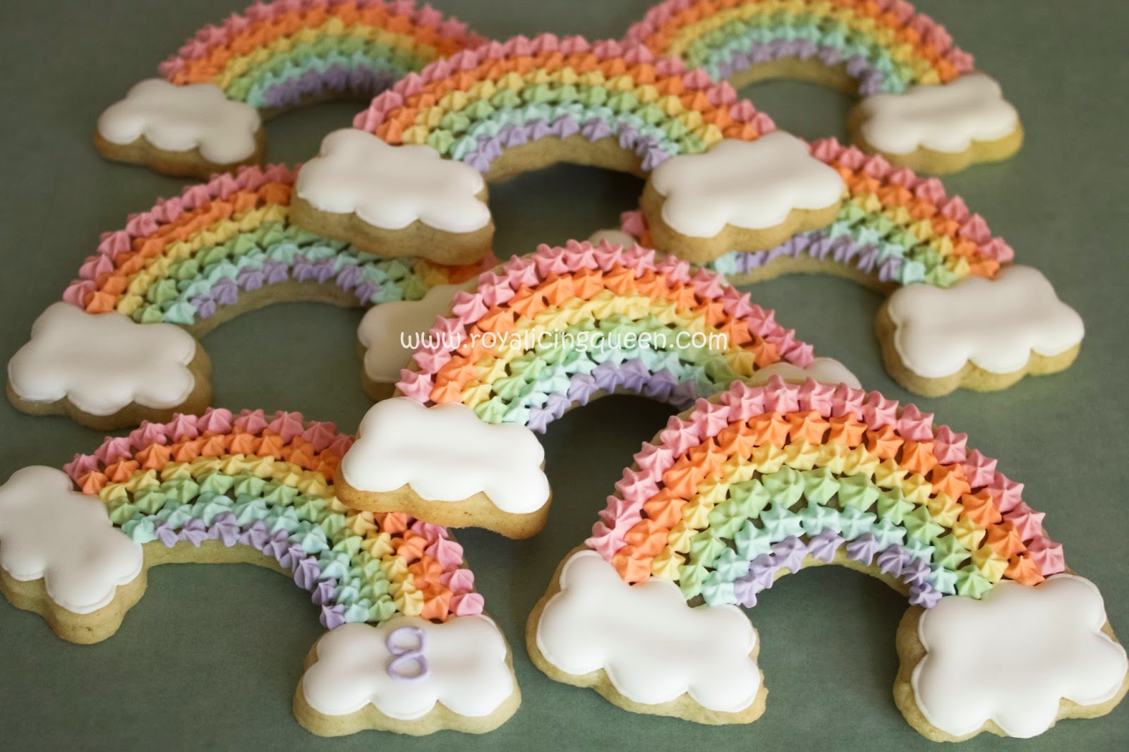 The Royal Icing Queen Pastel Rainbow Cookies the-royal-icing-queen-pastel-rainbow-cookies