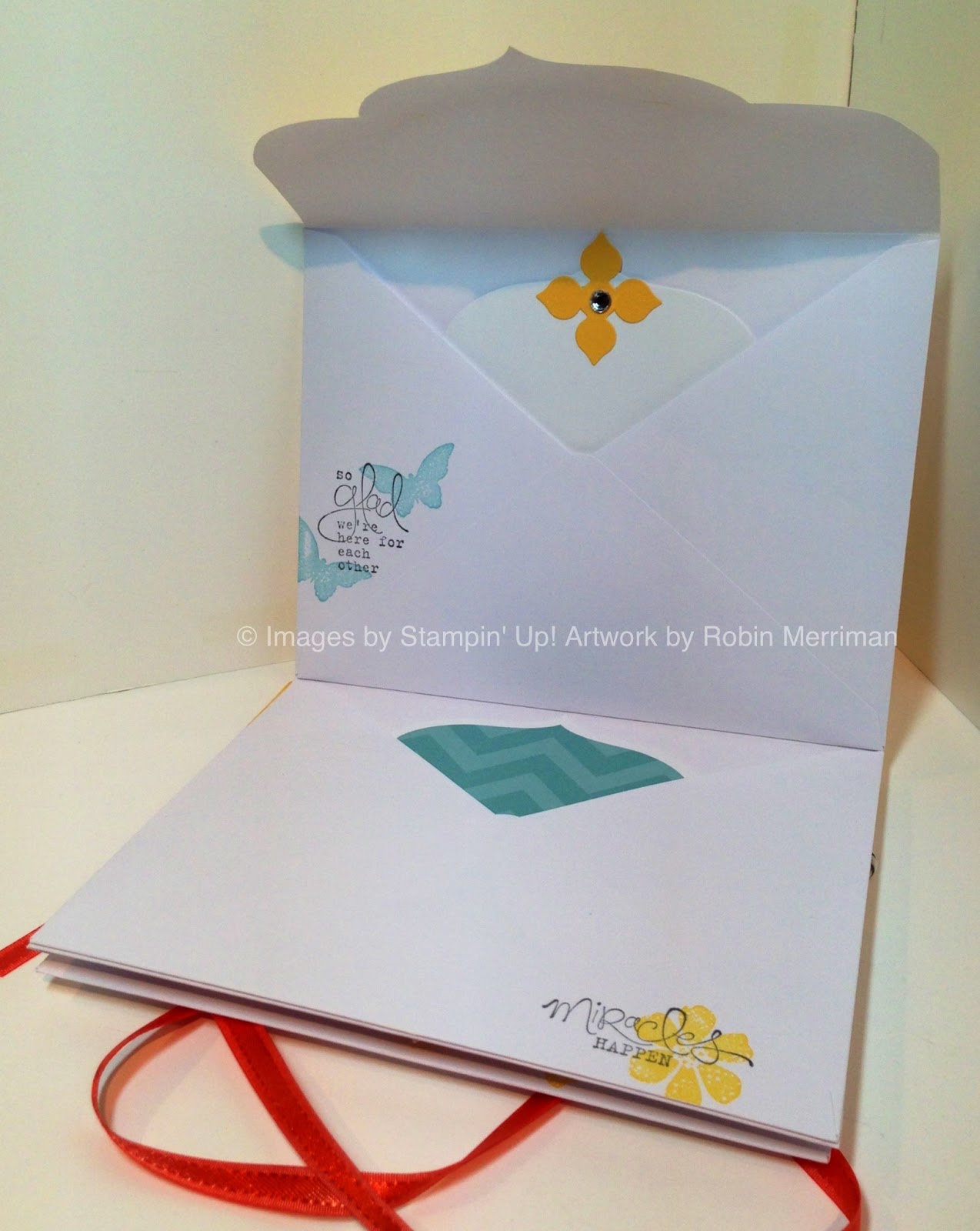 Trinity Designs: Happy Hello Envelope Scrapbook - Video Tutorial
