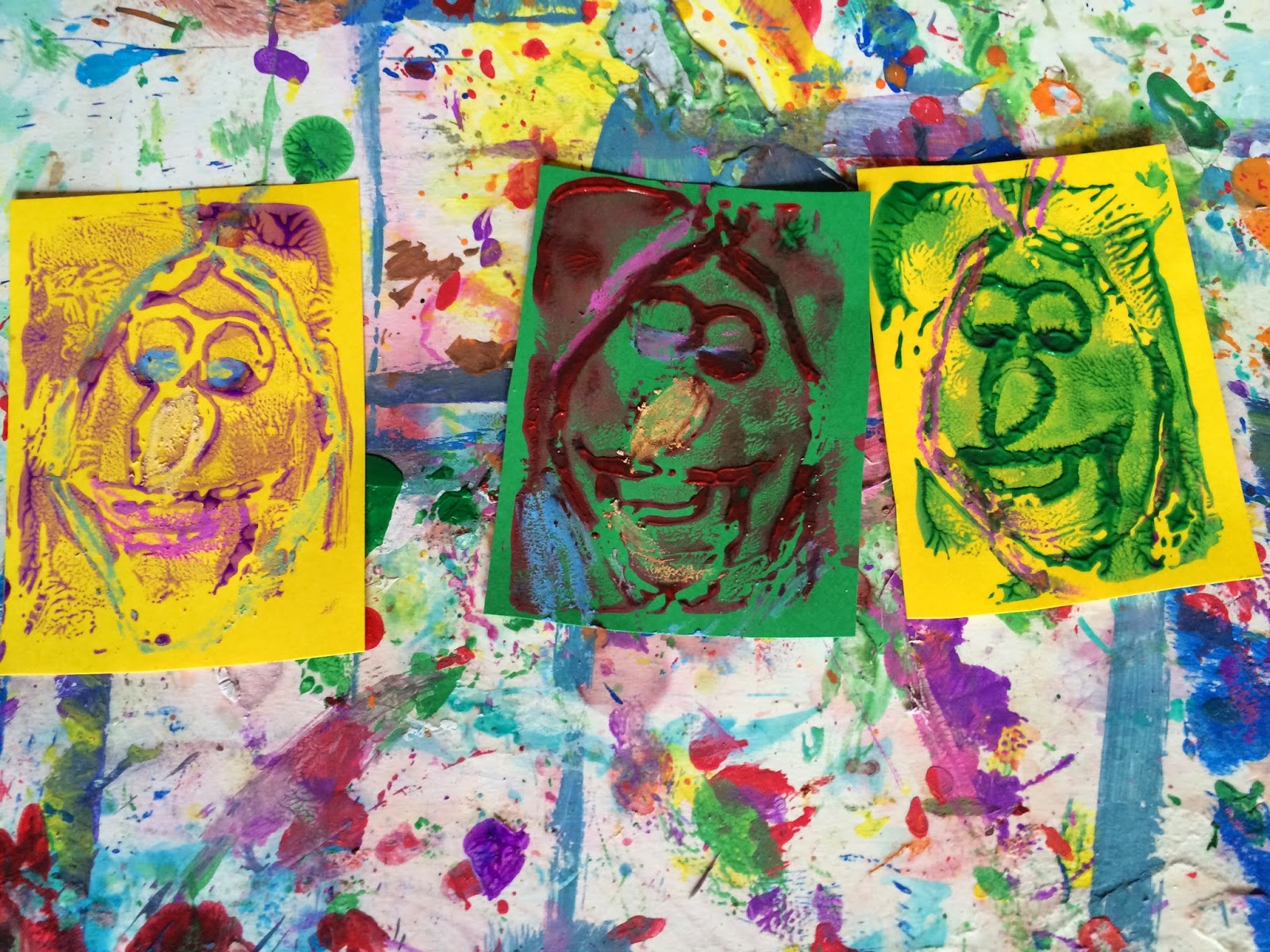 Mini Monets and Mommies: Andy Warhol Print-Making Art Activity for Kids