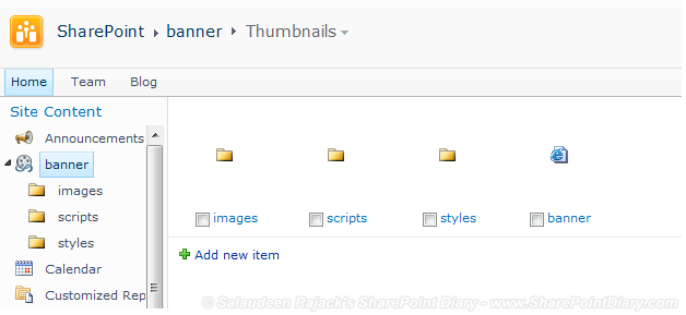 SharePoint Developers Log: JQuery Rotator