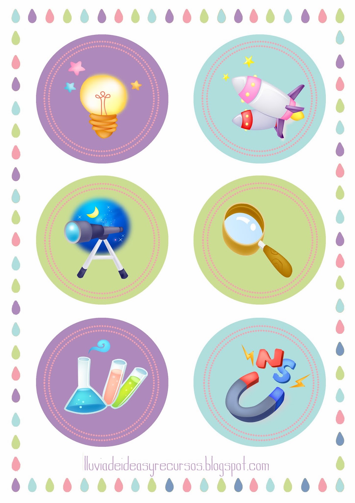 Descargables: Pack para Educación Infantil: La Ciencia - LLUVIA DE IDEAS