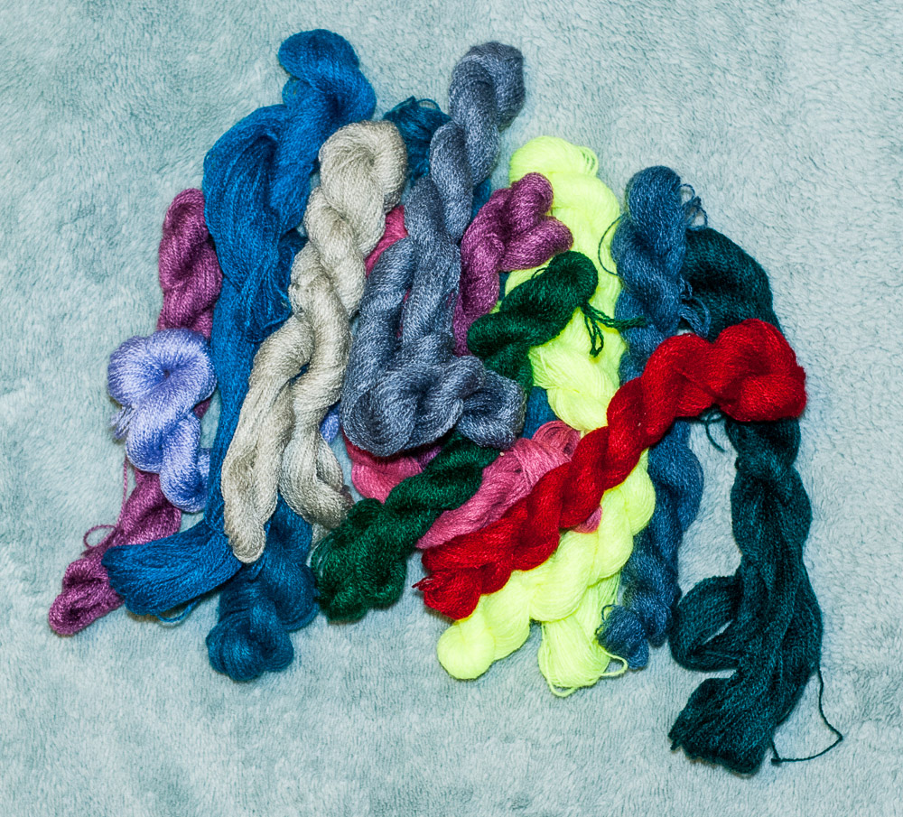 Committed Stitcher: Wool Skeins